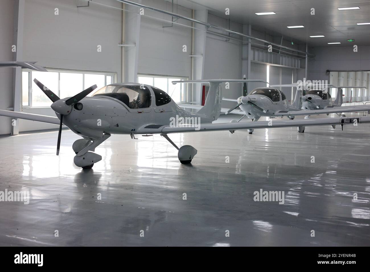 BINZHOU, CHINA - OCTOBER 30, 2024 - A diamond DA40 series aircraft is seen at the Dagao Aviation ...