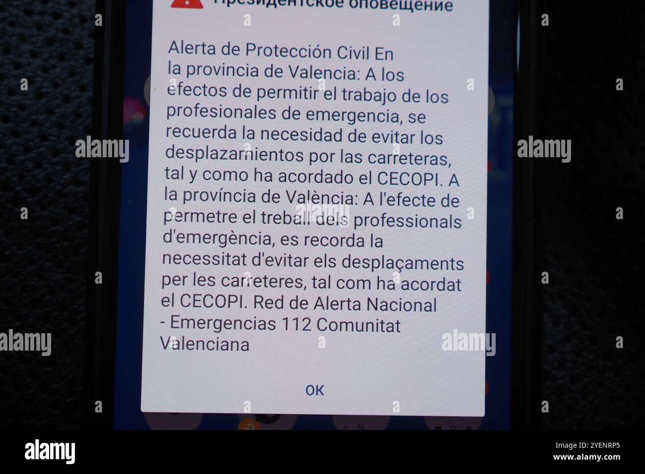The aftermath of hurricane Dana in Valencia, Spain - Civil protection ...