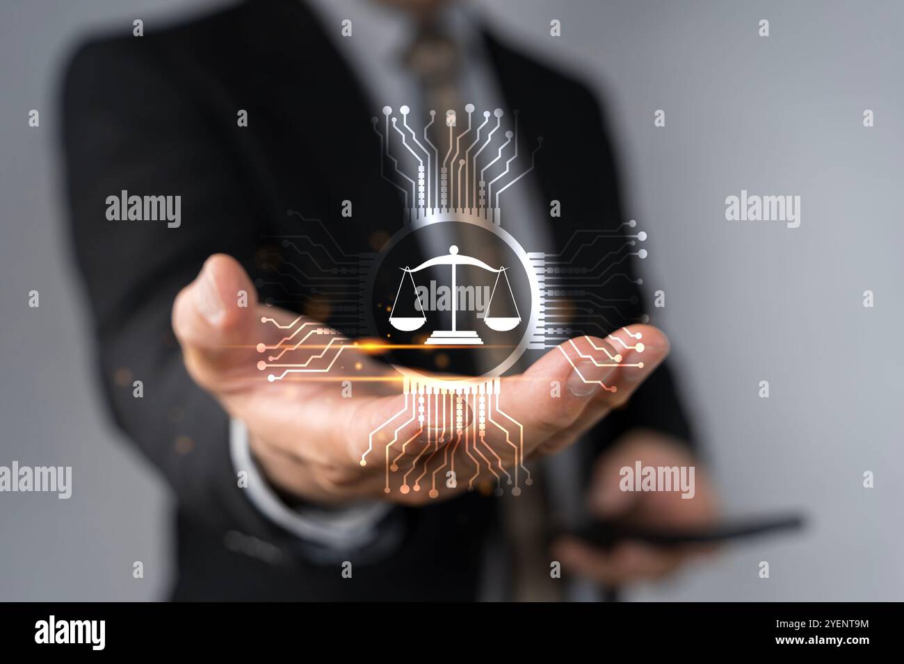 Justice and laws concept. AI ethics or AI law, developing AI codes of ...