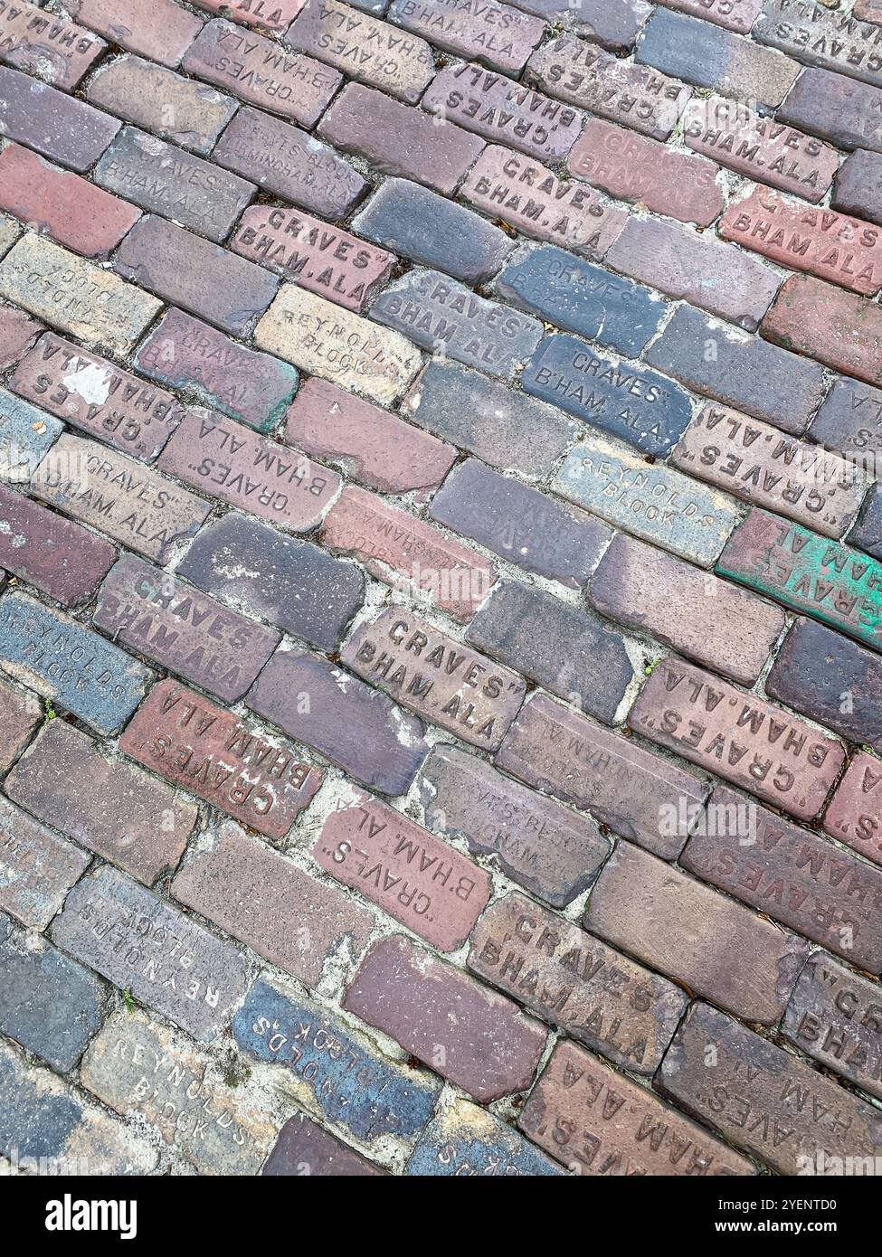 Bricks Lining the Streets of Savannah, Georgia, USA Stock Photo - Alamy
