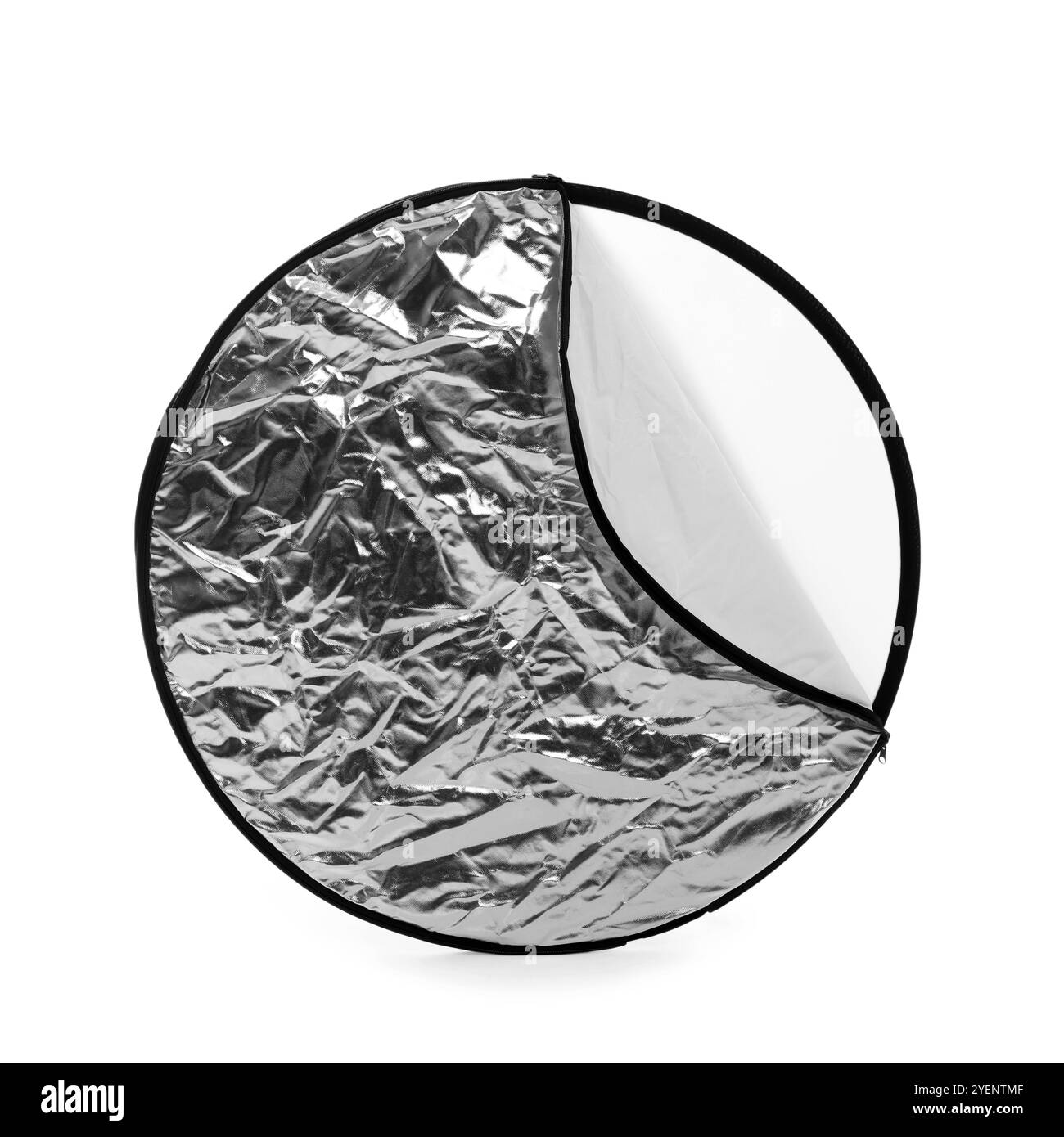 Silver reflector background Cut Out Stock Images & Pictures - Alamy