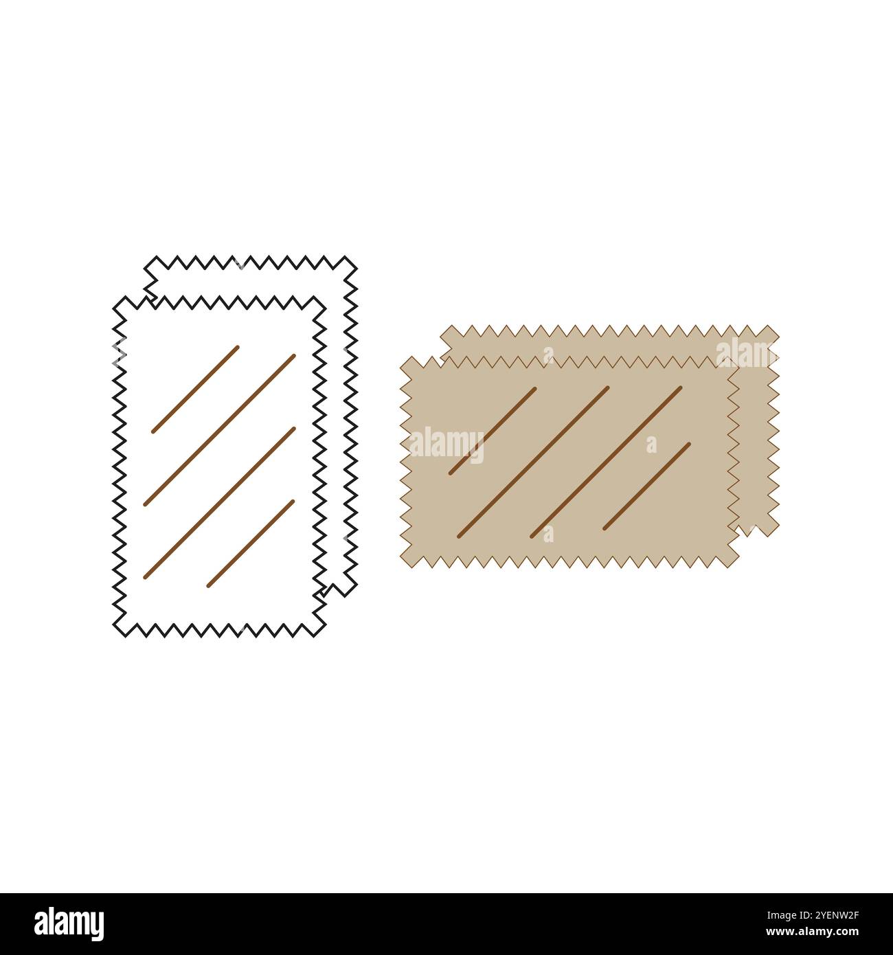 Soft edges fabric Stock Vector Images - Alamy