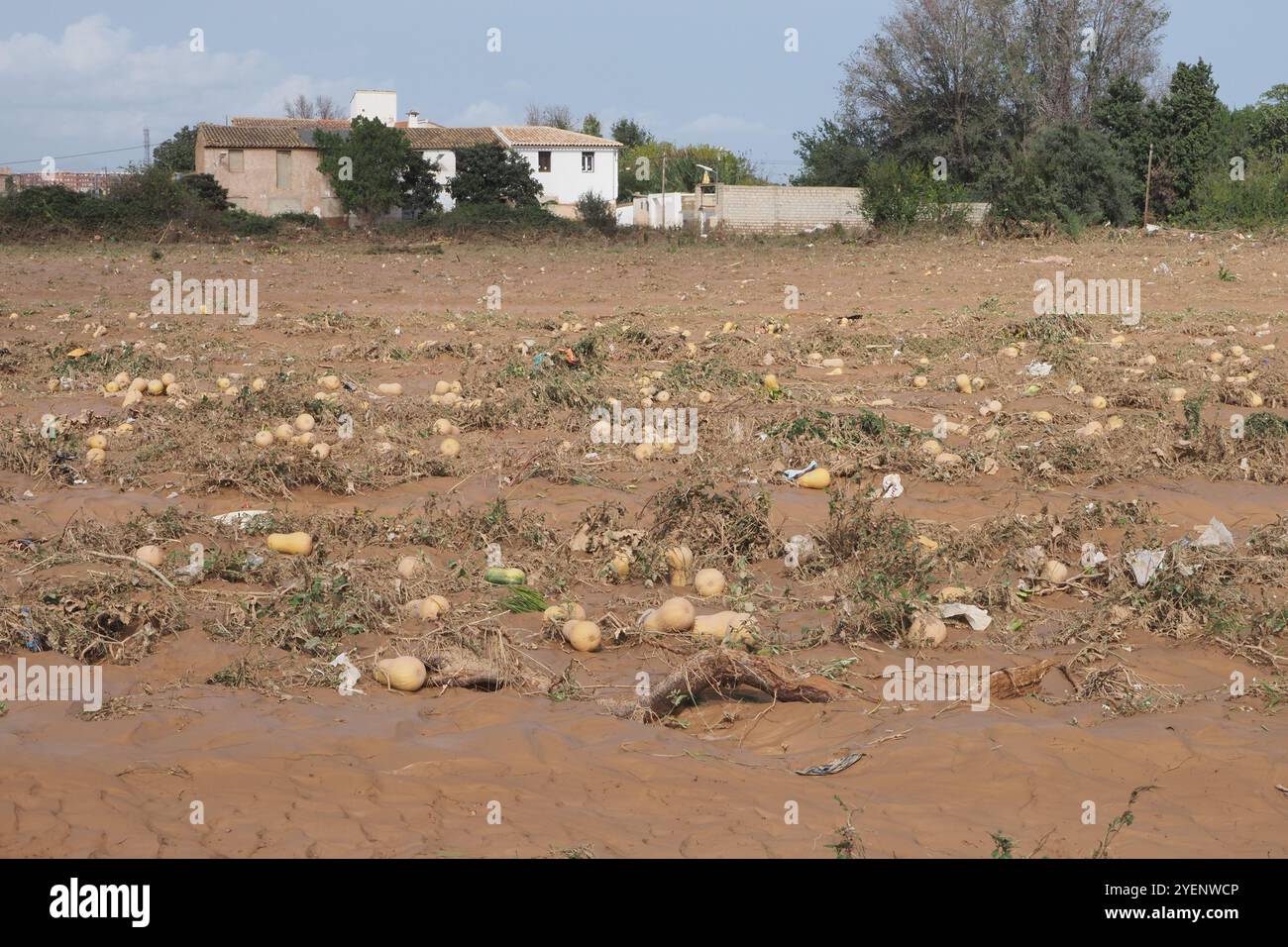 The aftermath of hurricane Dana in Valencia, Spain - Devastating ...