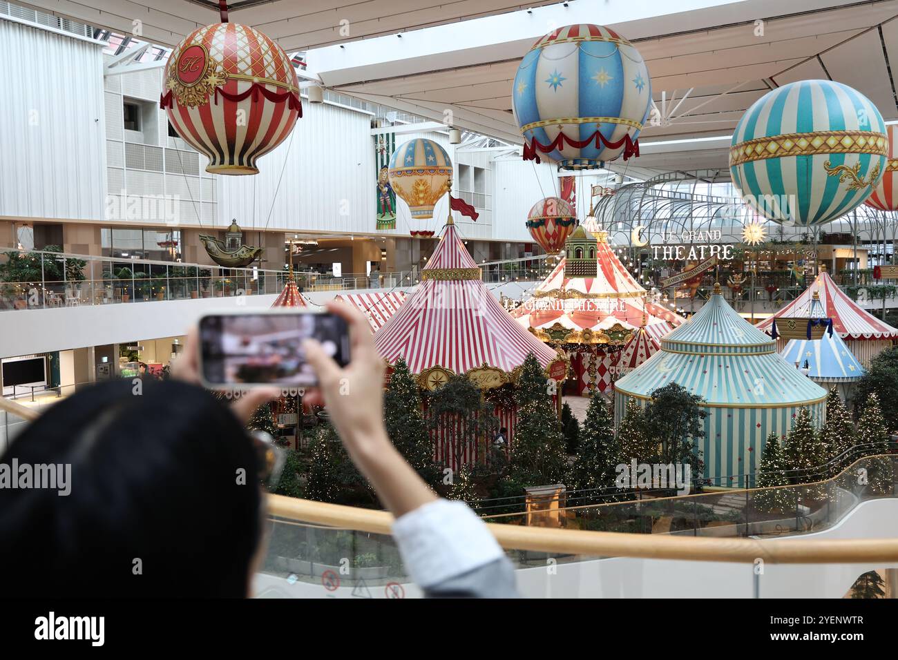 01st Nov, 2024. Christmas village The Hyundai Seoul, a massive ...