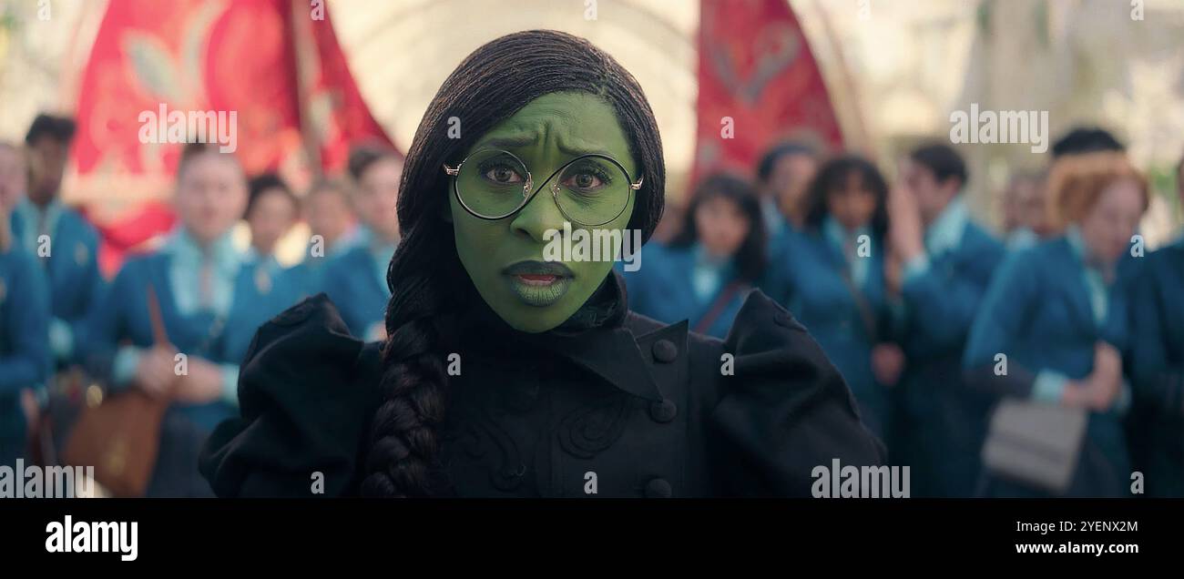 WICKED - FILM STILLS. 2024 . USA. Cynthia Erivo in Wicked - (c ...