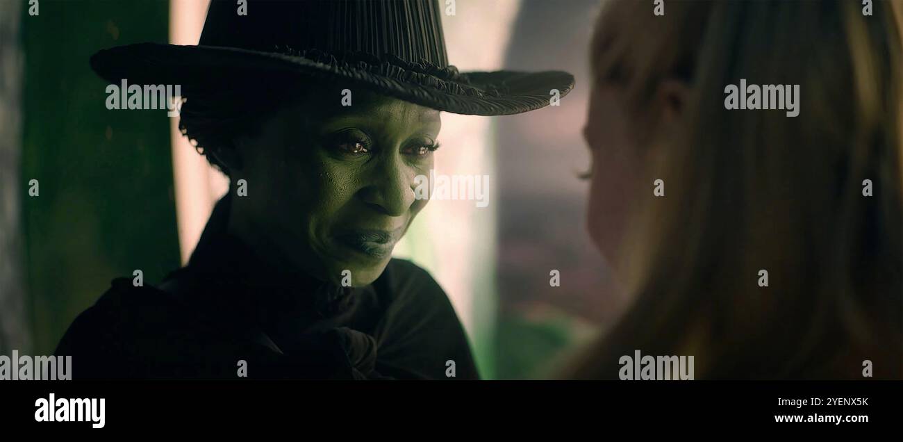 WICKED - FILM STILLS. 2024 . USA. Ariana Grande and Cynthia Erivo in ...