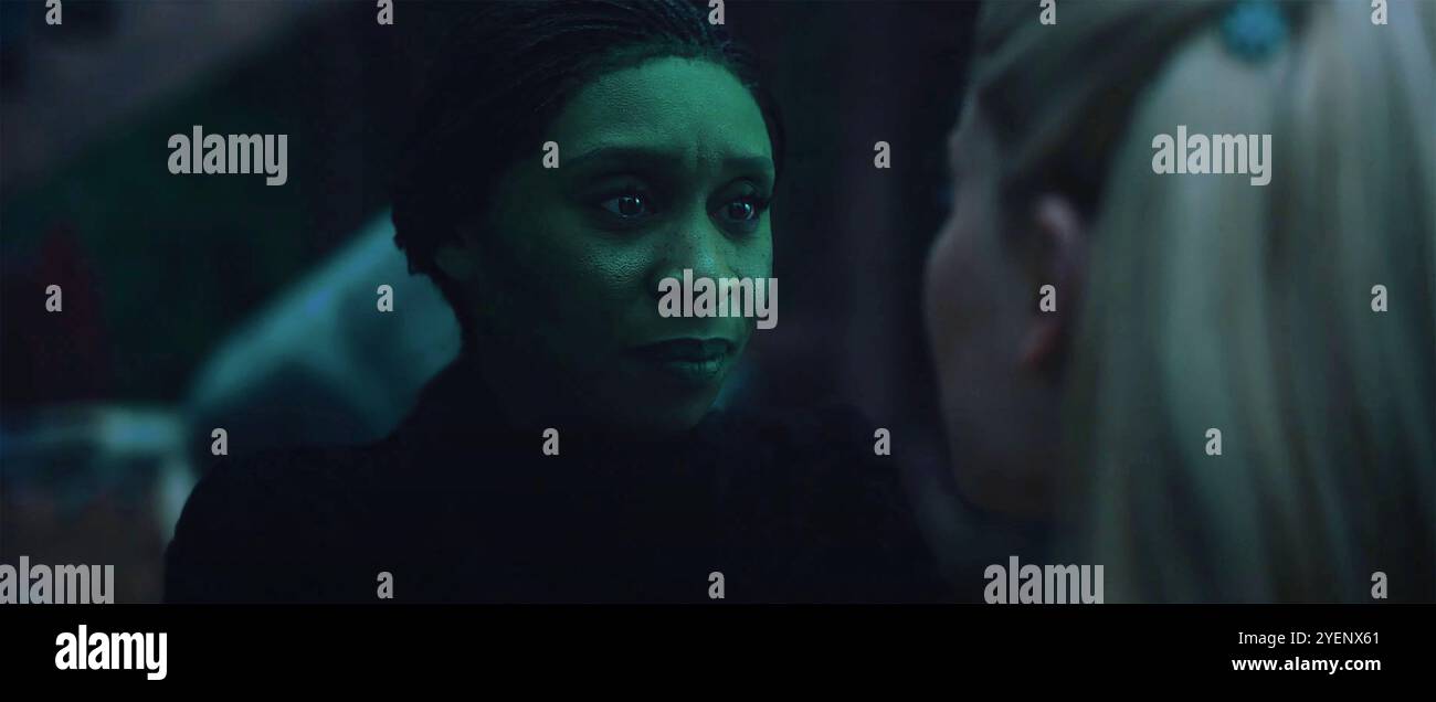 WICKED - FILM STILLS. 2024 . USA. Ariana Grande and Cynthia Erivo in ...