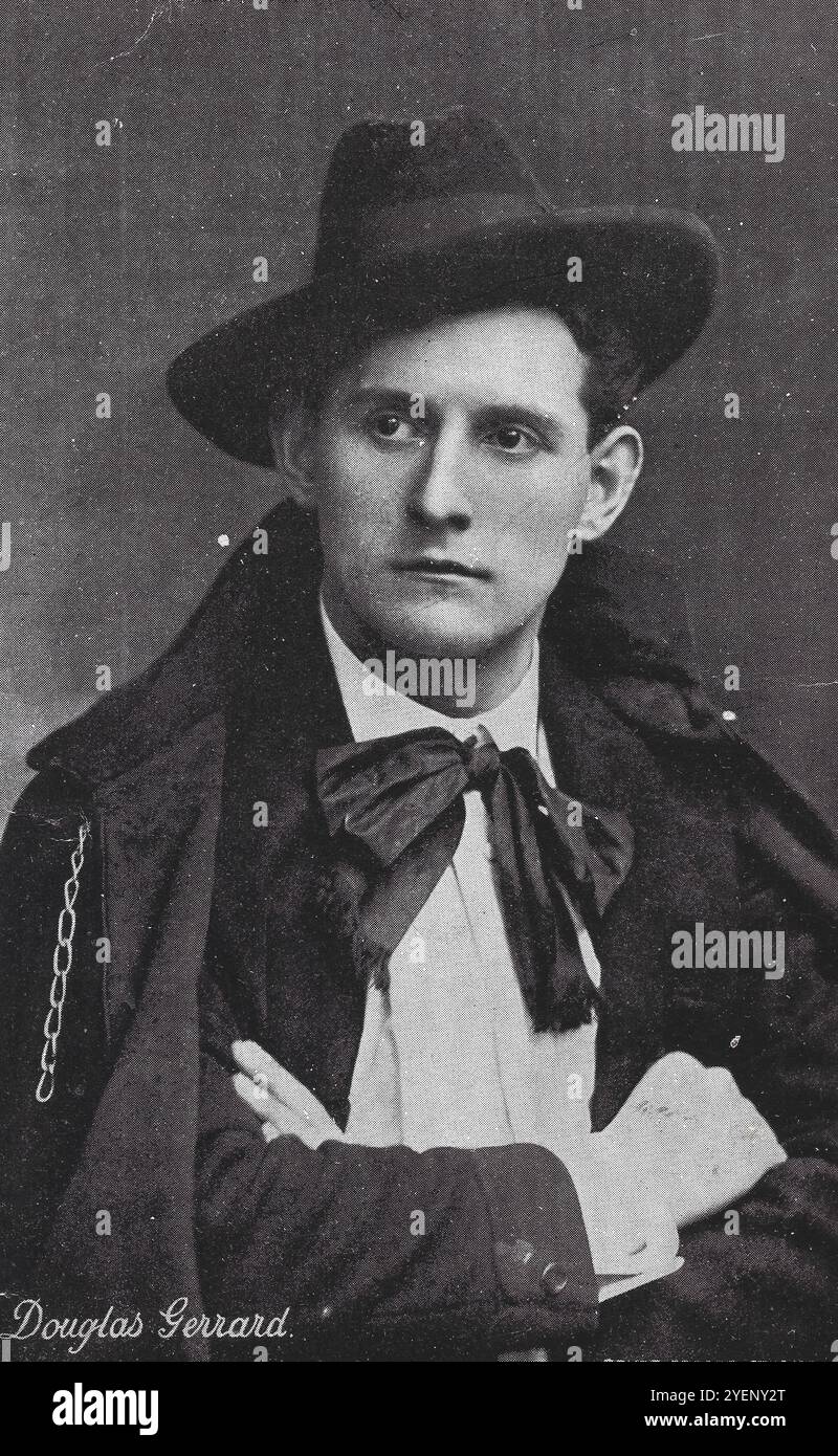Douglas Gerrard- actor. A vintage image of Douglas Gerrard early silent ...