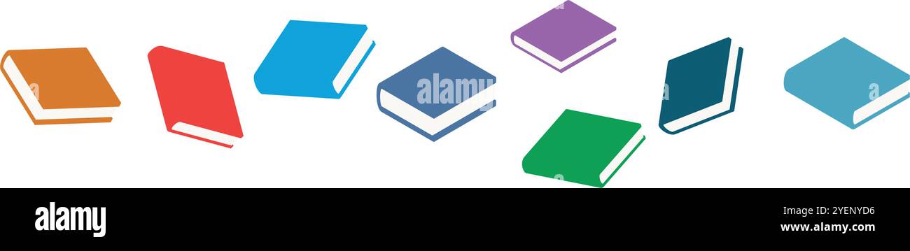 Book Stack Vector art Illustration Stock Vector Image & Art - Alamy