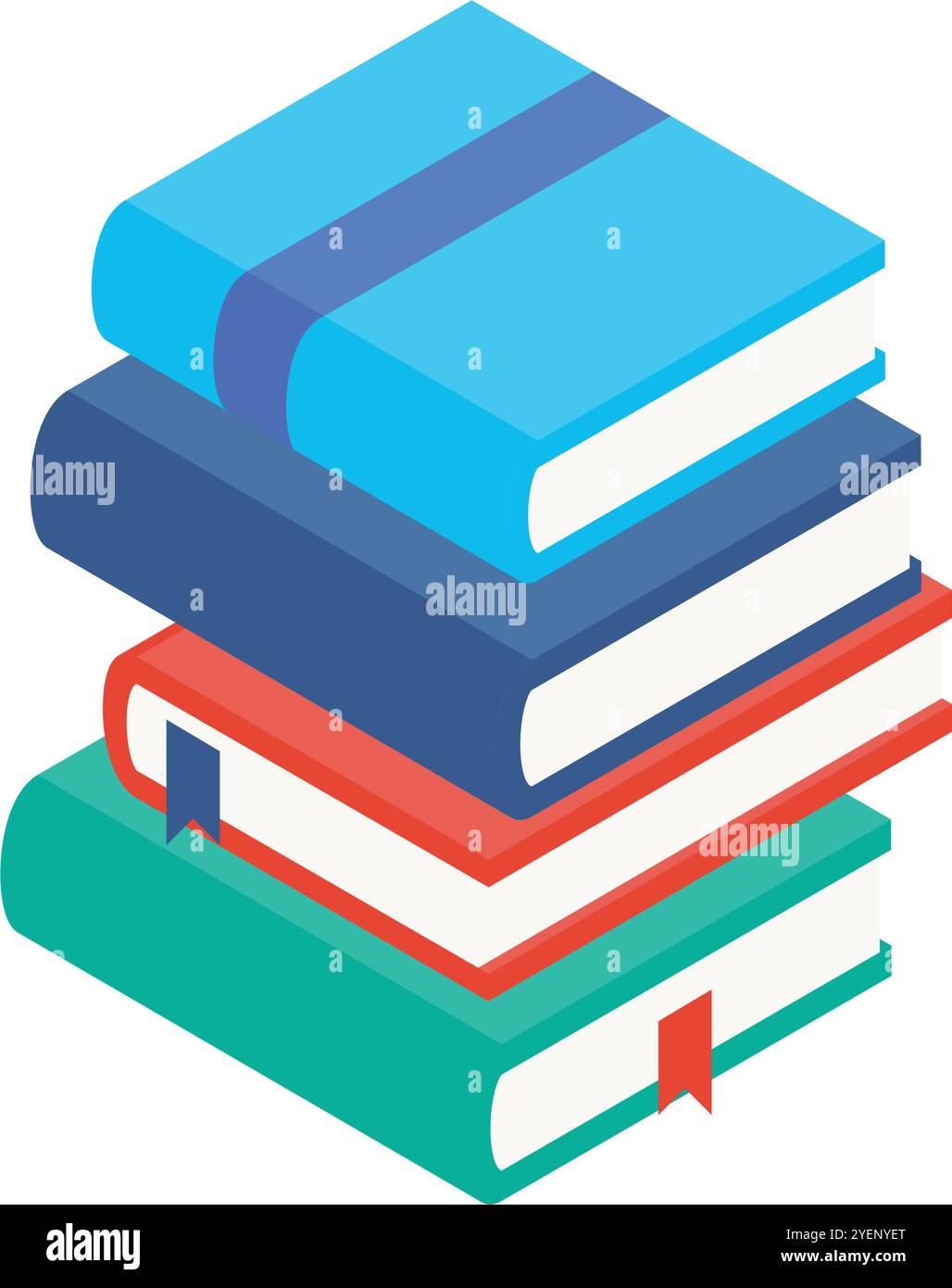 Book Stack Vector art Illustration Stock Vector Image & Art - Alamy