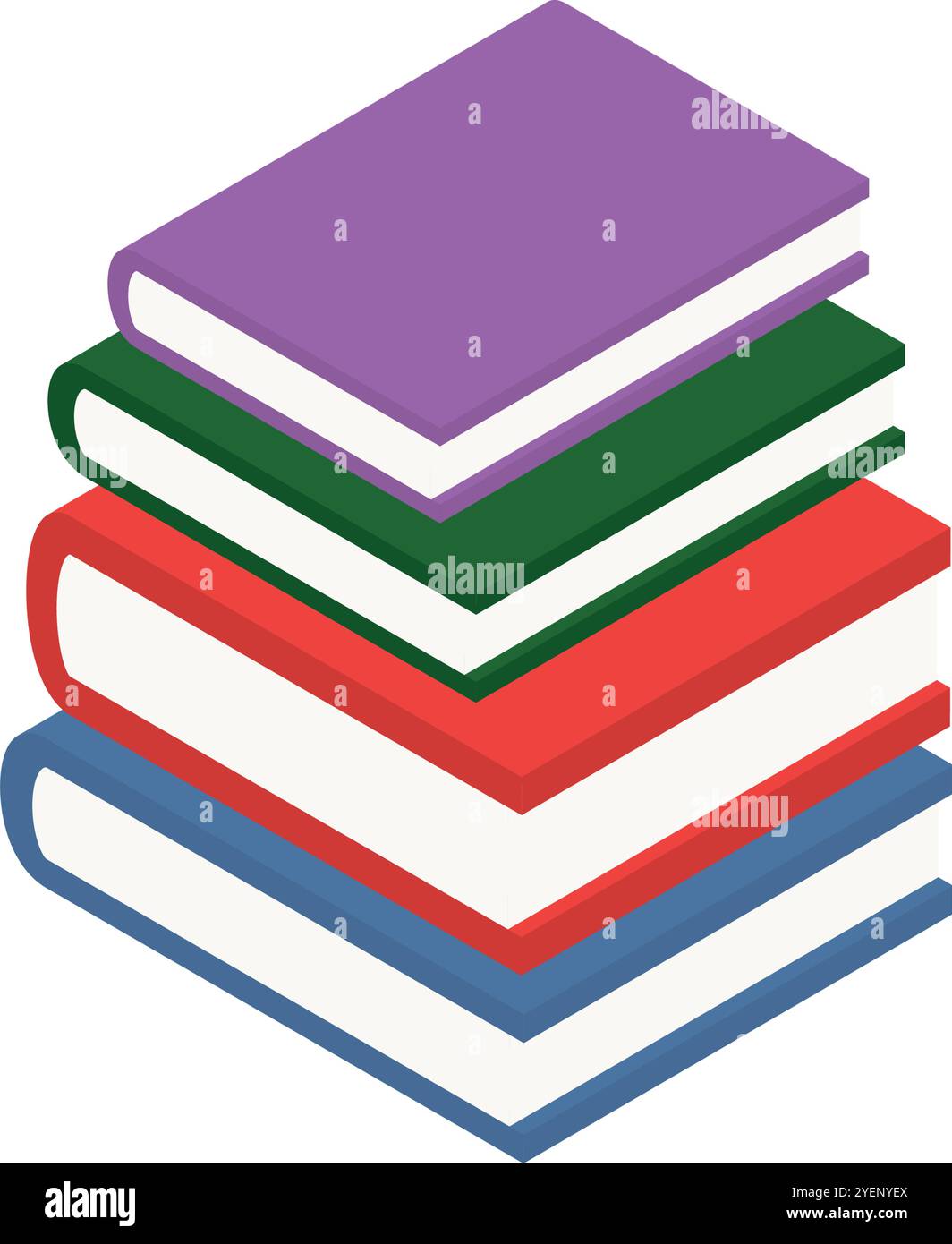 Book Stack Vector art Illustration Stock Vector Image & Art - Alamy