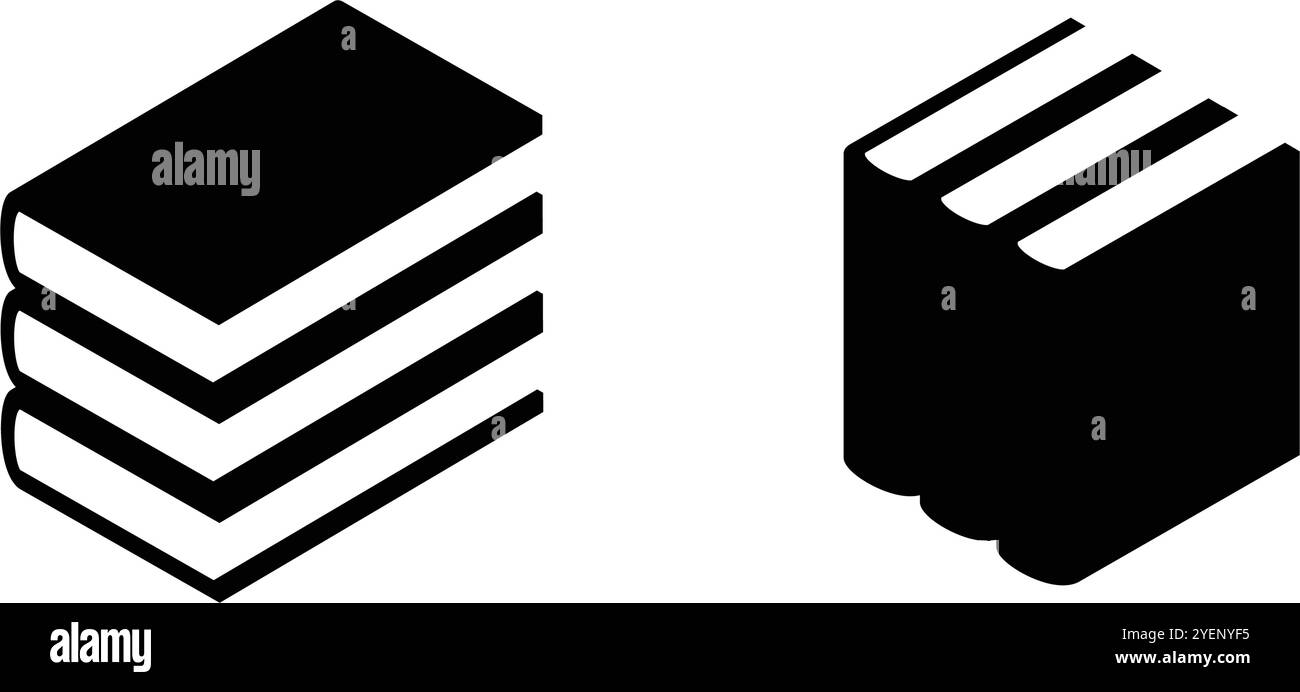 Book Stack Vector art Illustration Stock Vector Image & Art - Alamy