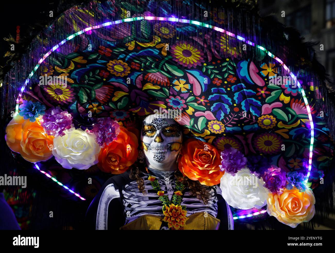 New York, United Stated. 31st Oct, 2024. Participants dressed up in ...