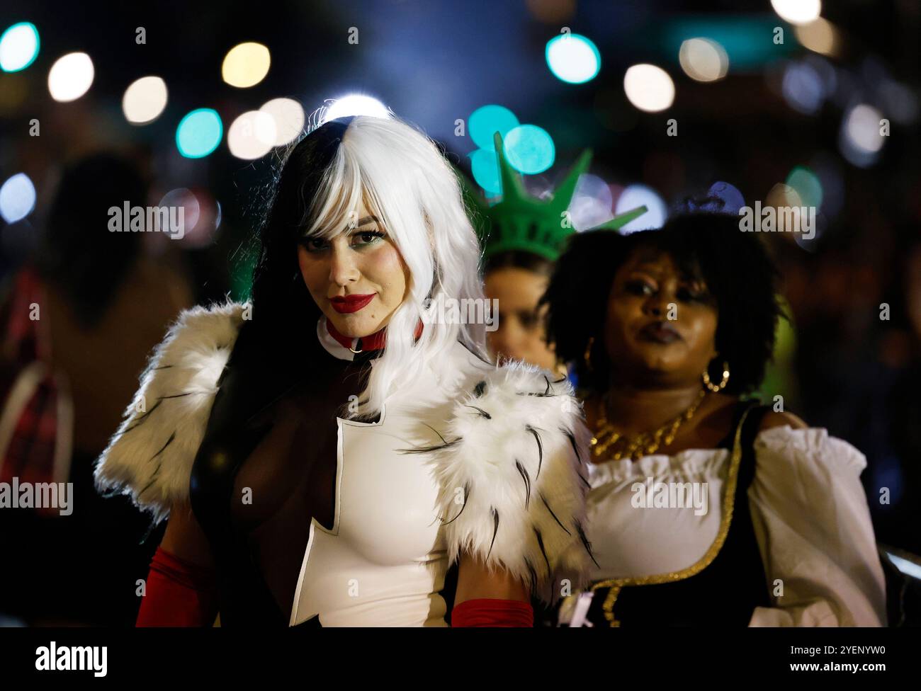 New York, United Stated. 31st Oct, 2024. Participants dressed up in ...
