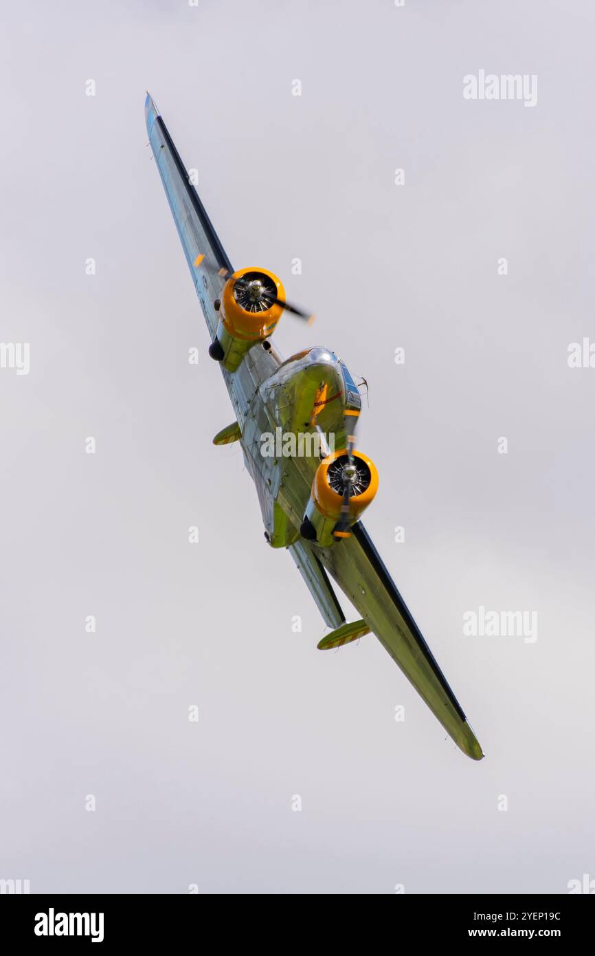 Beechcraft Model 18 at Air Legend Air Show 2024 in Melun, France Stock ...