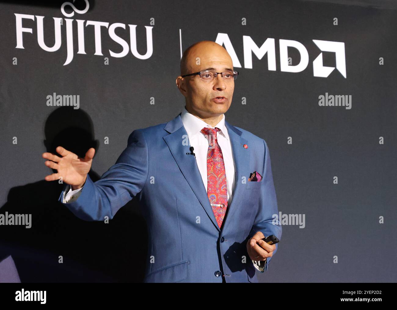 Tokyo, Japan. 1st Nov, 2024. Japan's computer giant Fujitsu chief ...