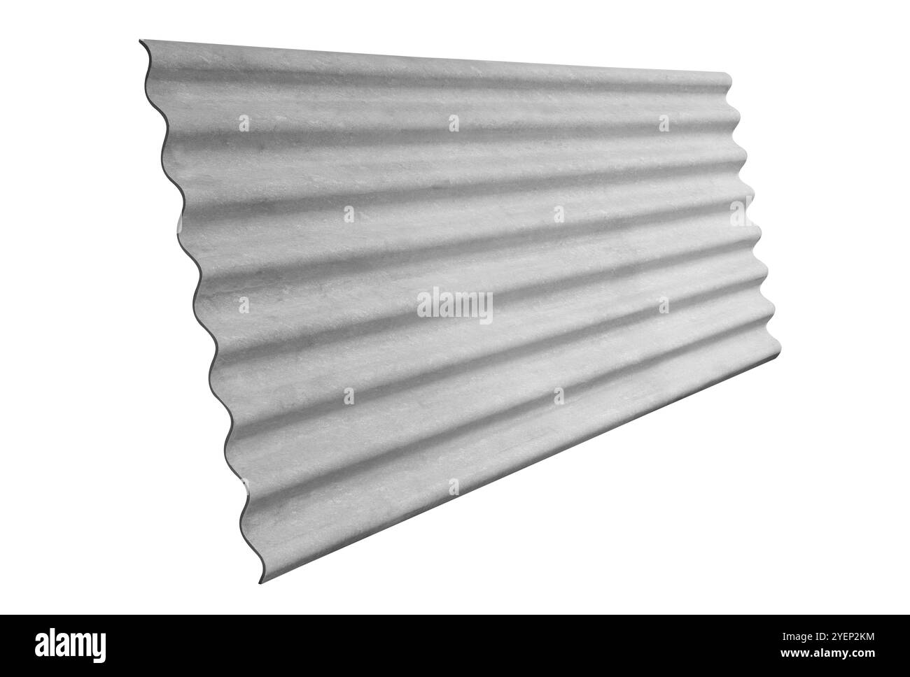 asbestos roofing sheet isolated white background, popular construction ...