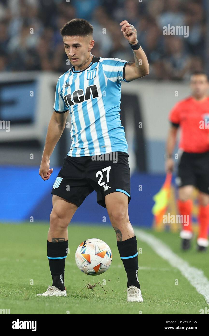 Racing Club's defender Gabriel Rojas looks on during the CONMEBOL Copa ...
