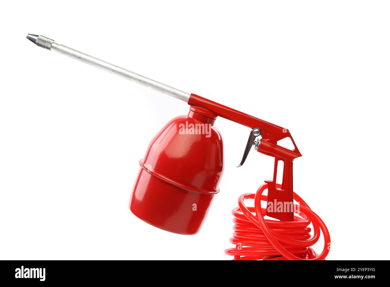 Spray gun isolated over a white background Stock Photo - Alamy