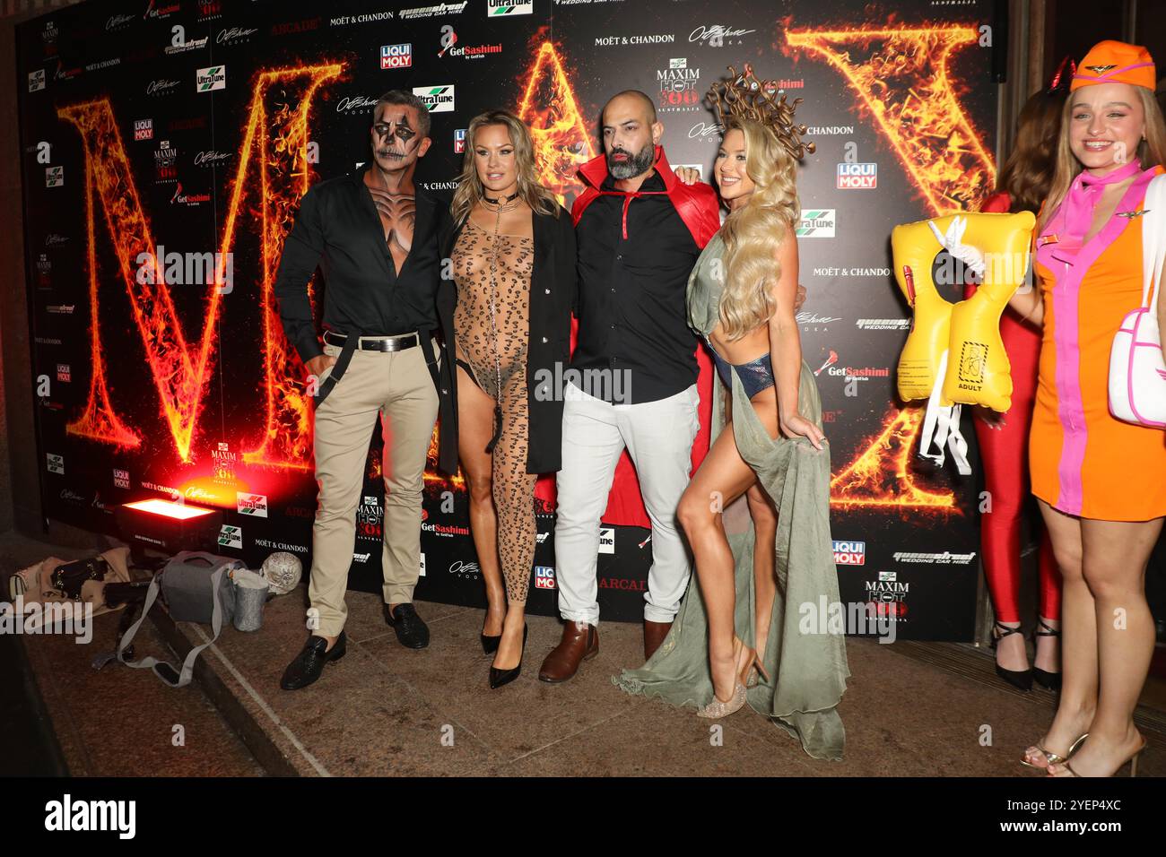 Sydney, Australia. 31st October 2024. L-R: Dan Malone, Amanda ...