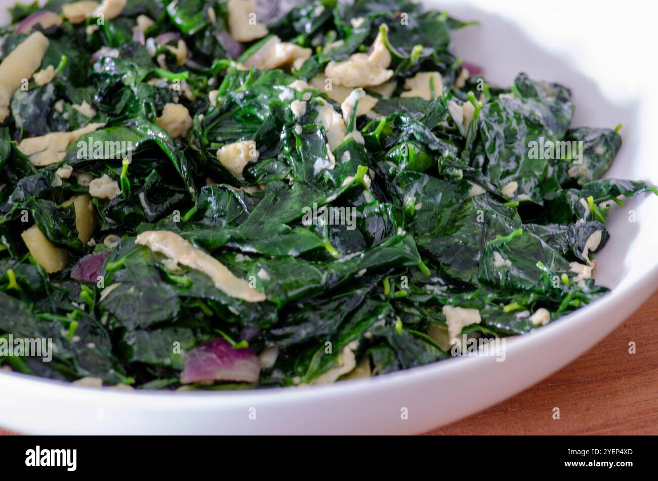 Easy Homemade Fried Star Gooseberry Leaves Recipe. Asian food concept ...
