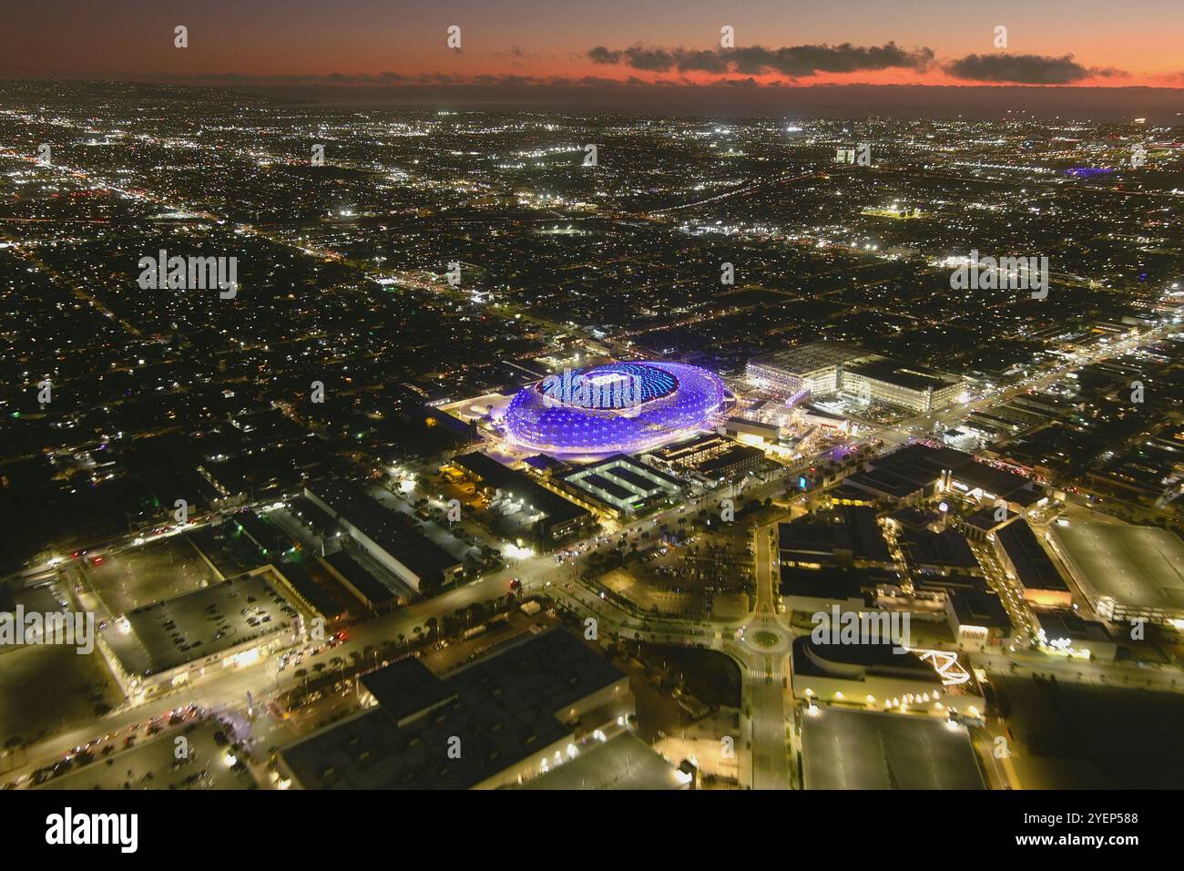 A general overall view of the Intuit Dome, Thursday, Oct. 31, 2024, in ...