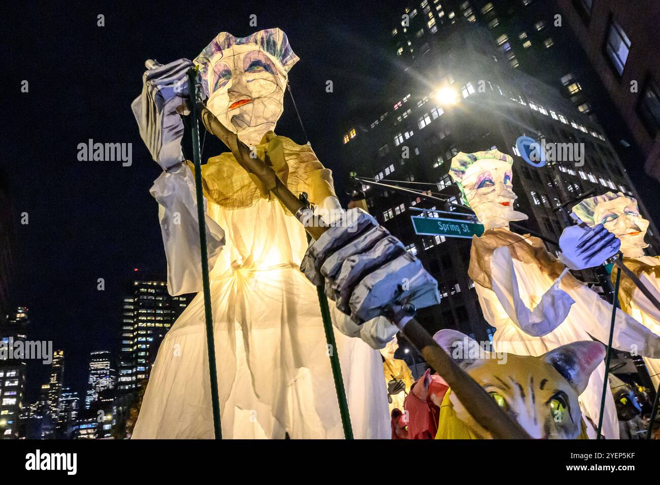 New York, USA. 31st Oct, 2024. 51st annual Halloween parade in ...
