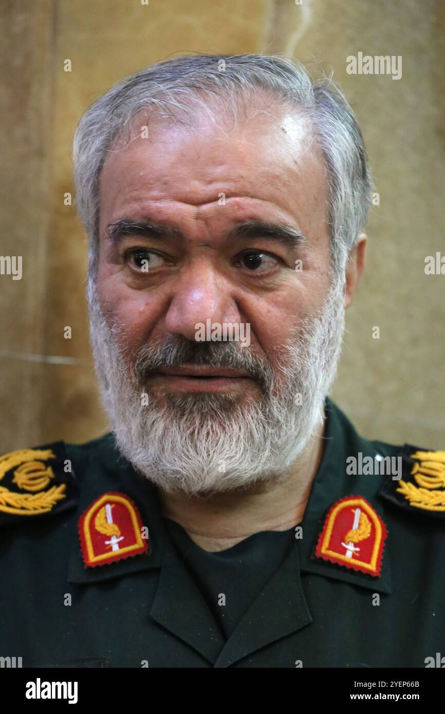 Tehran, Iran. 31st Oct, 2024. Iranian deputy commander-in-chief of the ...