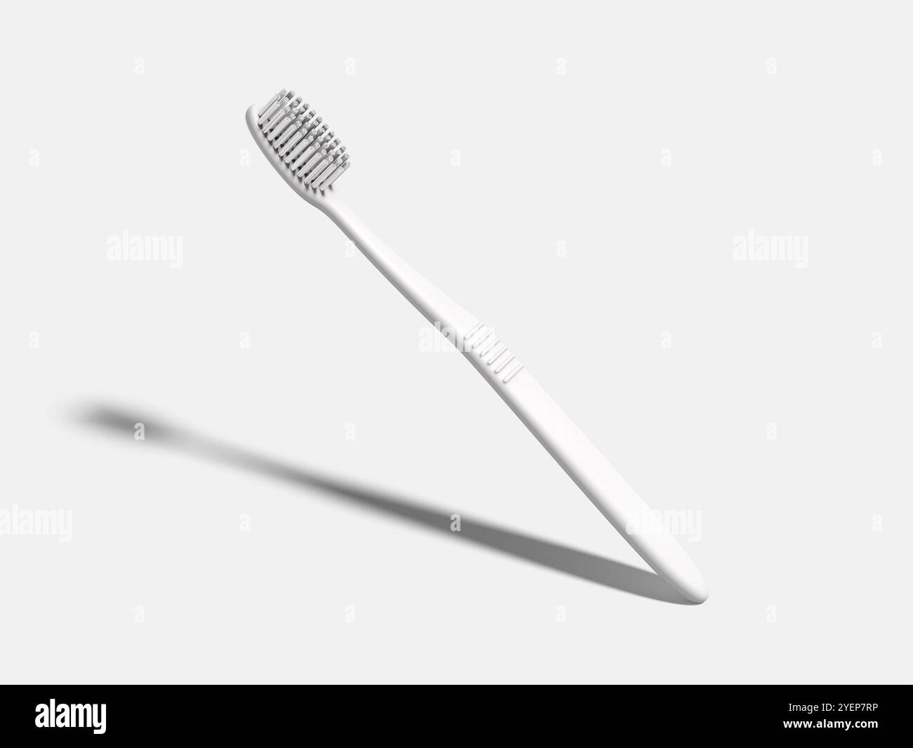3D White Blank Toothbrush Mockup Render Stock Photo - Alamy
