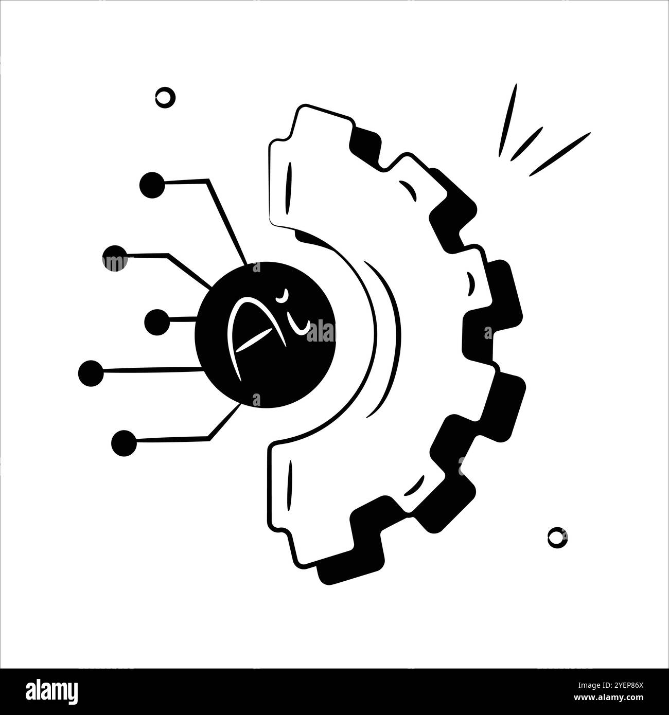 Artificial Intelligence Streamlining Processes In Industrial Manufacturing Stock Vector Image