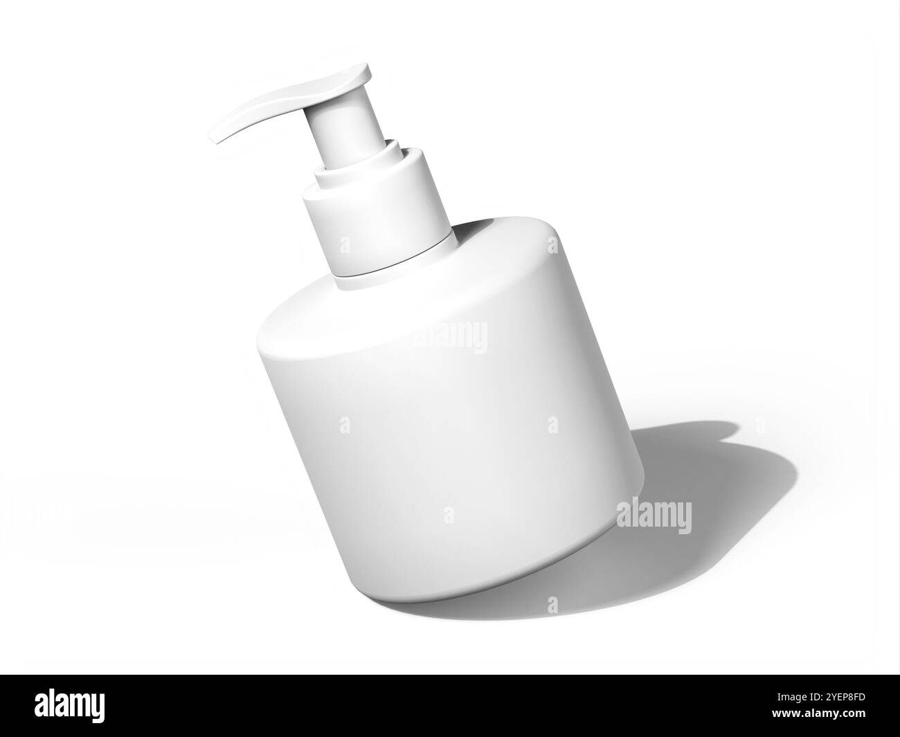 Mockup cosmetic bottle shampoo Cut Out Stock Images & Pictures - Alamy