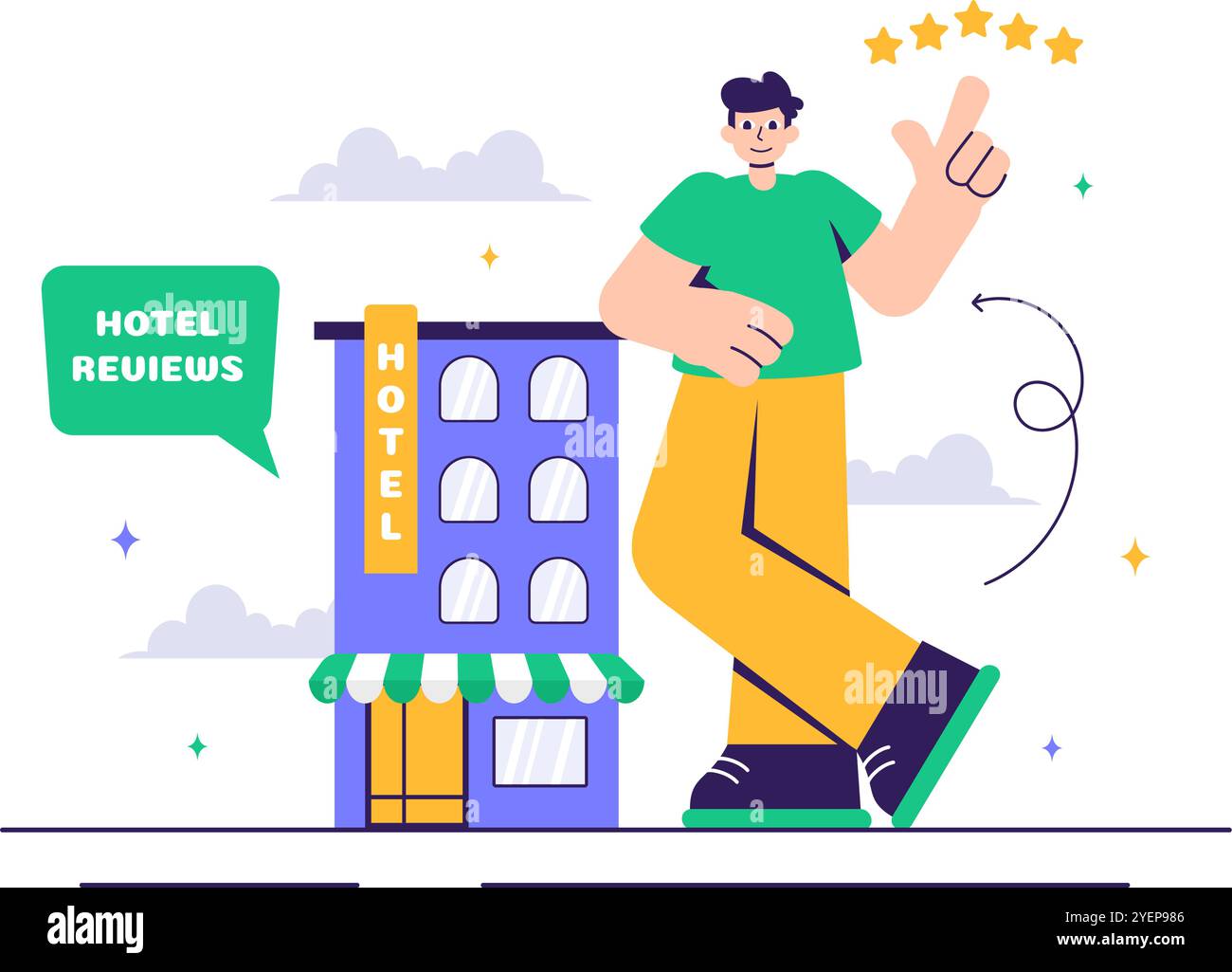 Hotel experiences Stock Vector Images - Alamy