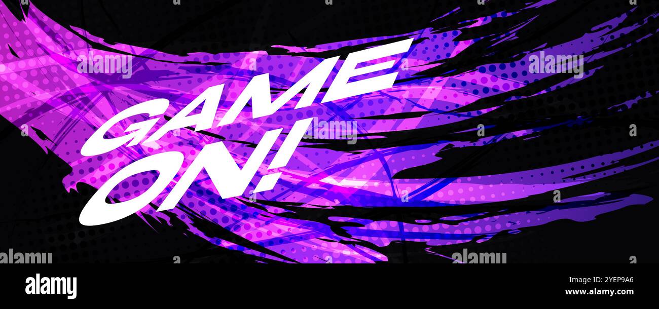 Abstract Background with Purple Gradient Brush. Grunge Sport Background ...