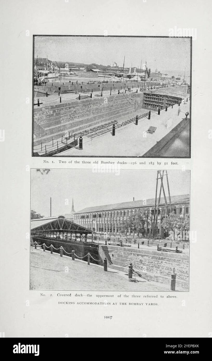 DOCKING ACCOMMODATION AT THE BOMBAY DOCKYARD from the Article EQUIPMENT ...