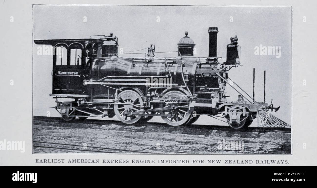 Earliest American express engine imported for New Zealand Railways ...