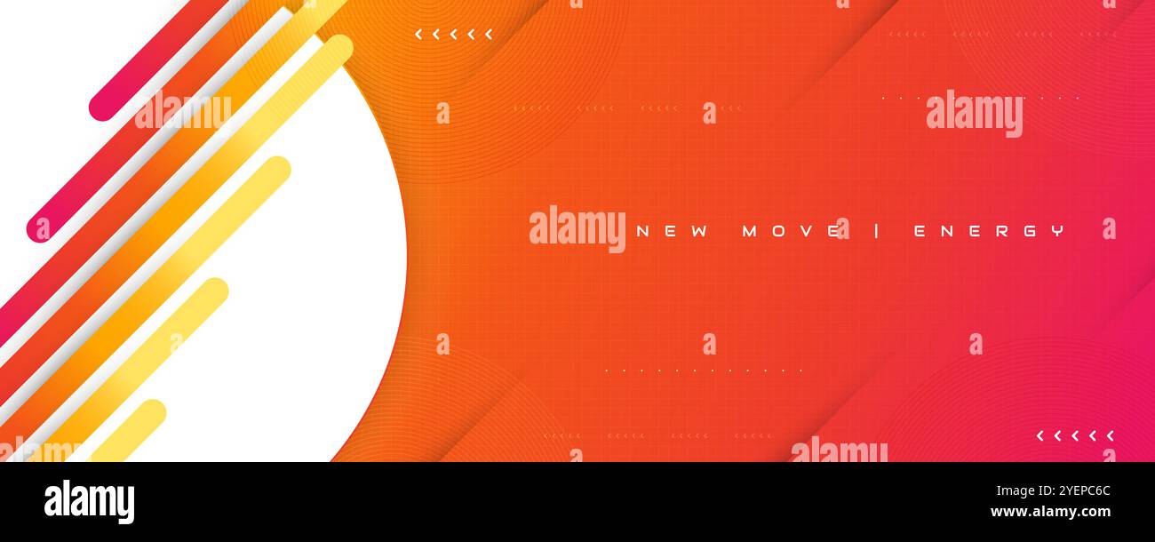 Abstract and Creative Orange Gradient Background with Modern Technology ...