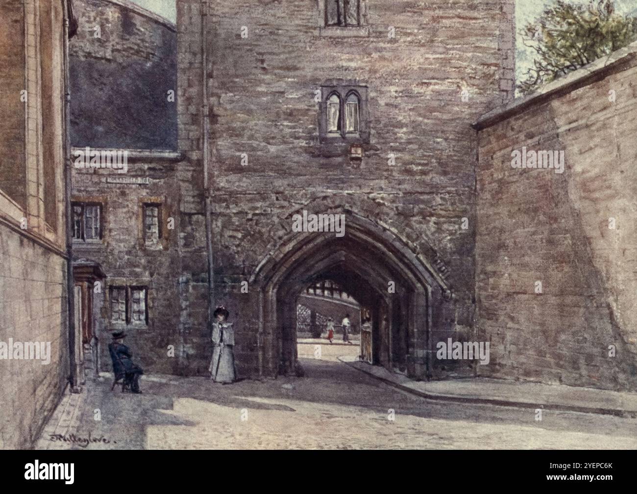 Gateway of Bloody Tower with entrance to Jewel House (Wakefield Tower ...