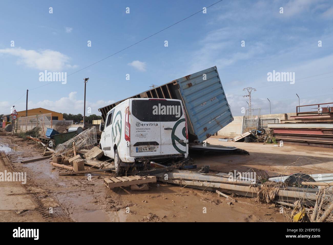 The aftermath of hurricane Dana in Valencia, Spain - Floodwaters cause ...