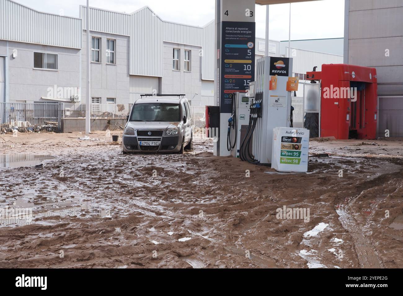 The aftermath of hurricane Dana in Valencia, Spain - Devastating flood ...