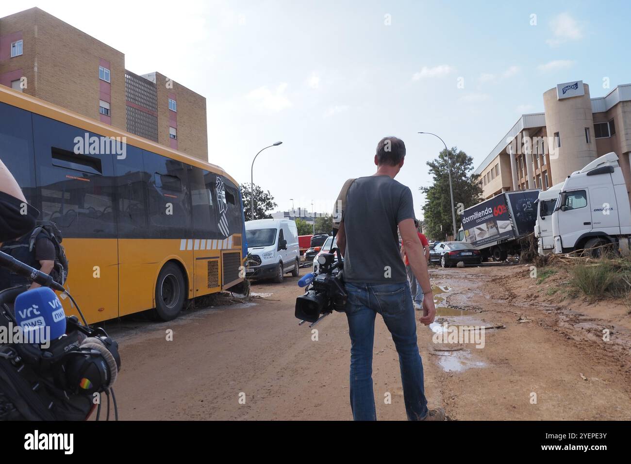 The aftermath of hurricane Dana in Valencia, Spain - Journalists ...