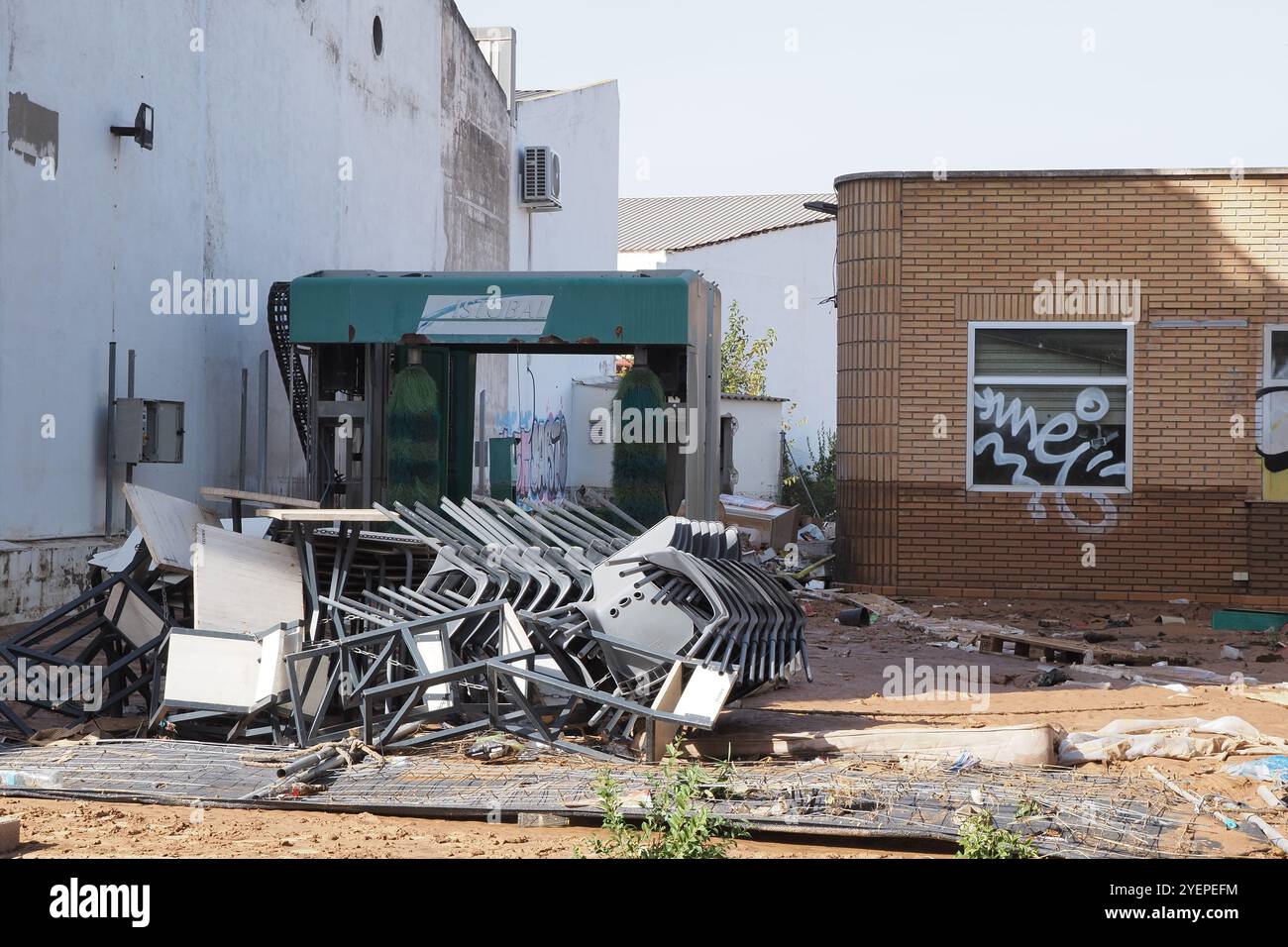 The aftermath of hurricane Dana in Valencia, Spain - Devastating flood ...