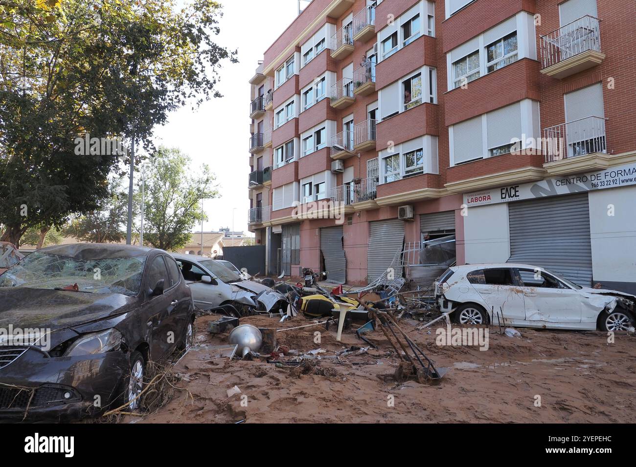 The aftermath of hurricane Dana in Valencia, Spain - Devastating flood ...