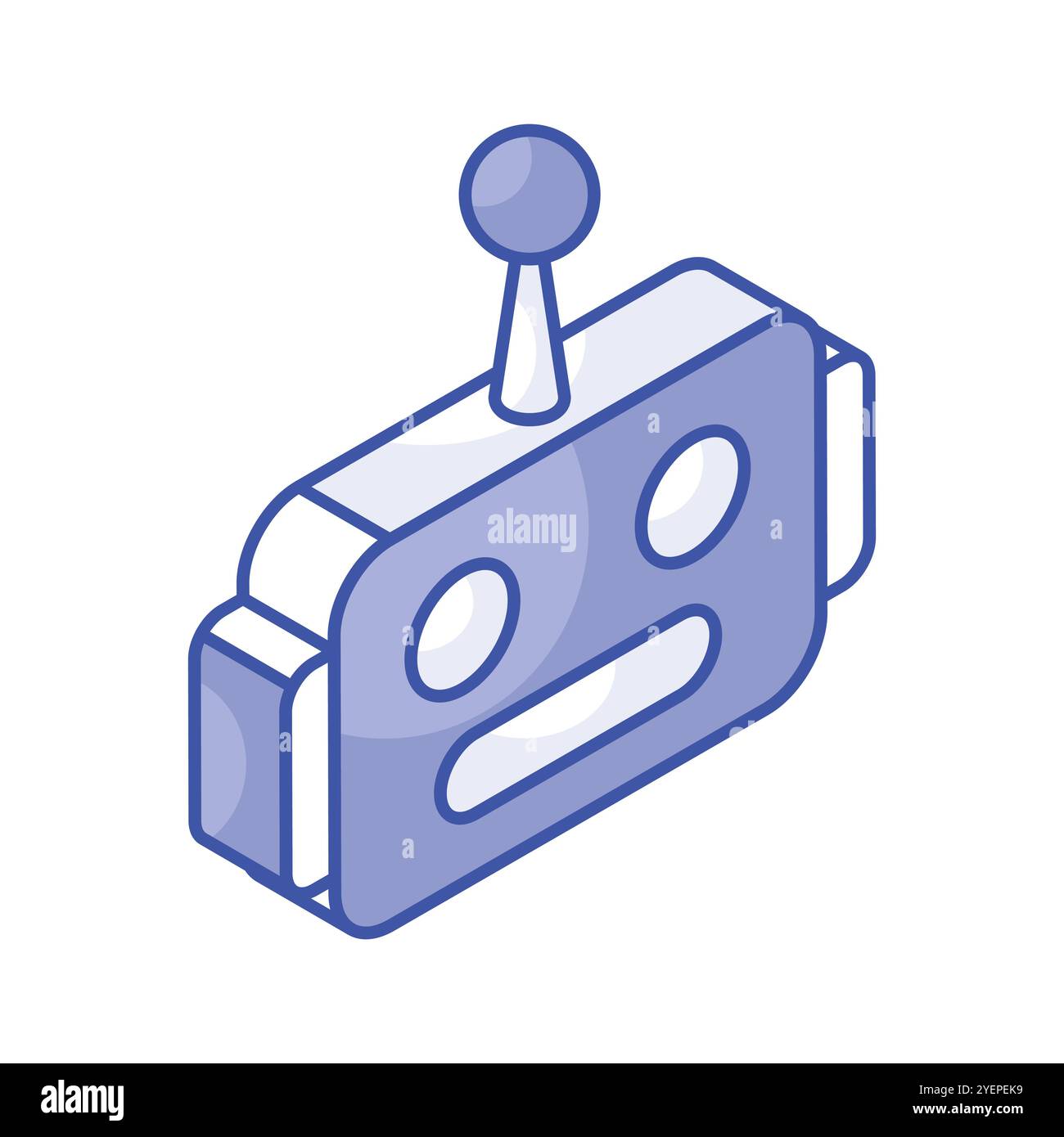 Humanoid programming robot Stock Vector Images - Alamy