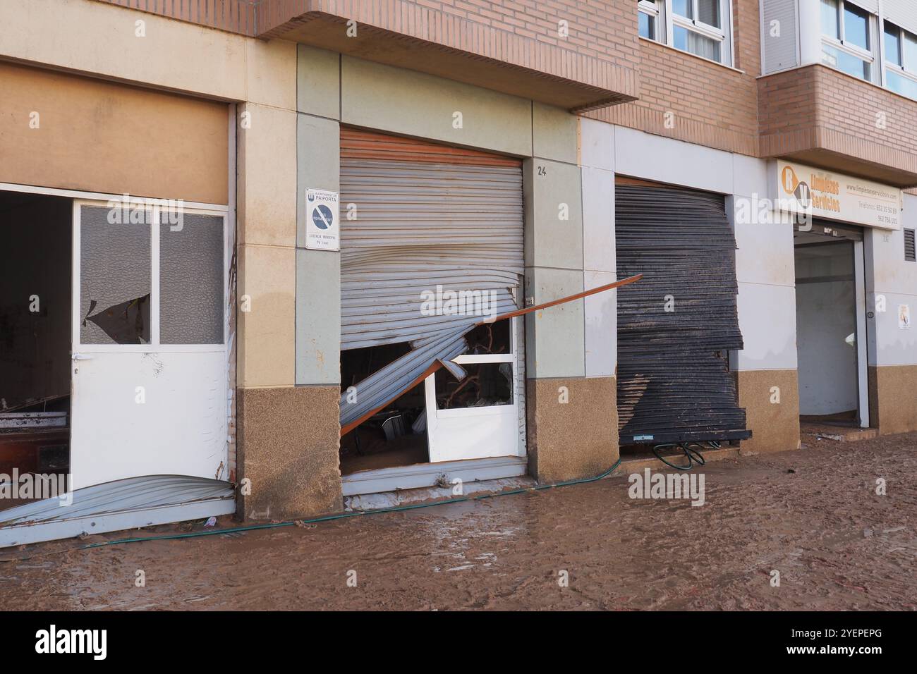 The aftermath of hurricane Dana in Valencia, Spain - Devastating flood ...