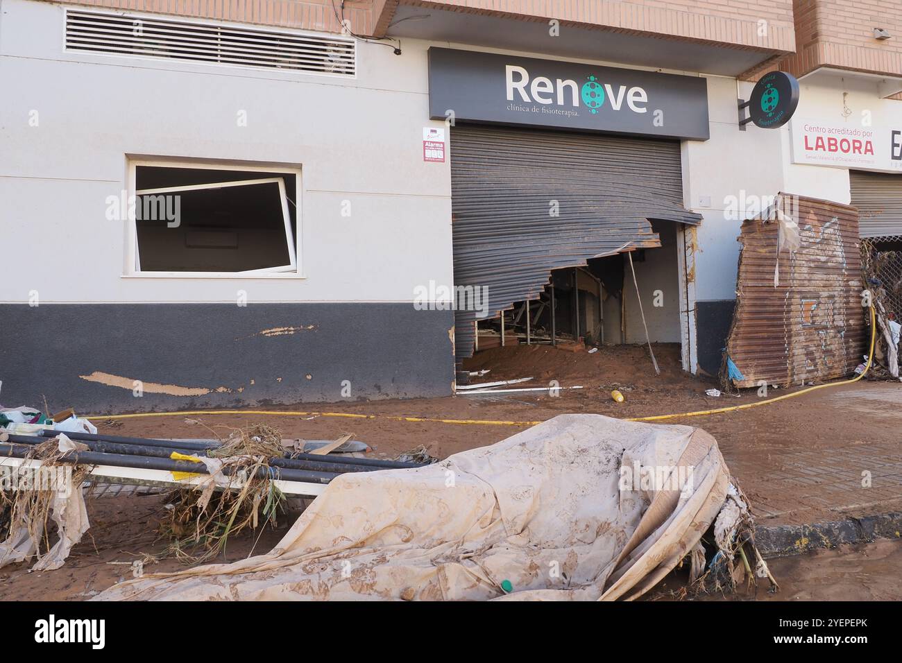 The aftermath of hurricane Dana in Valencia, Spain - Devastating flood ...