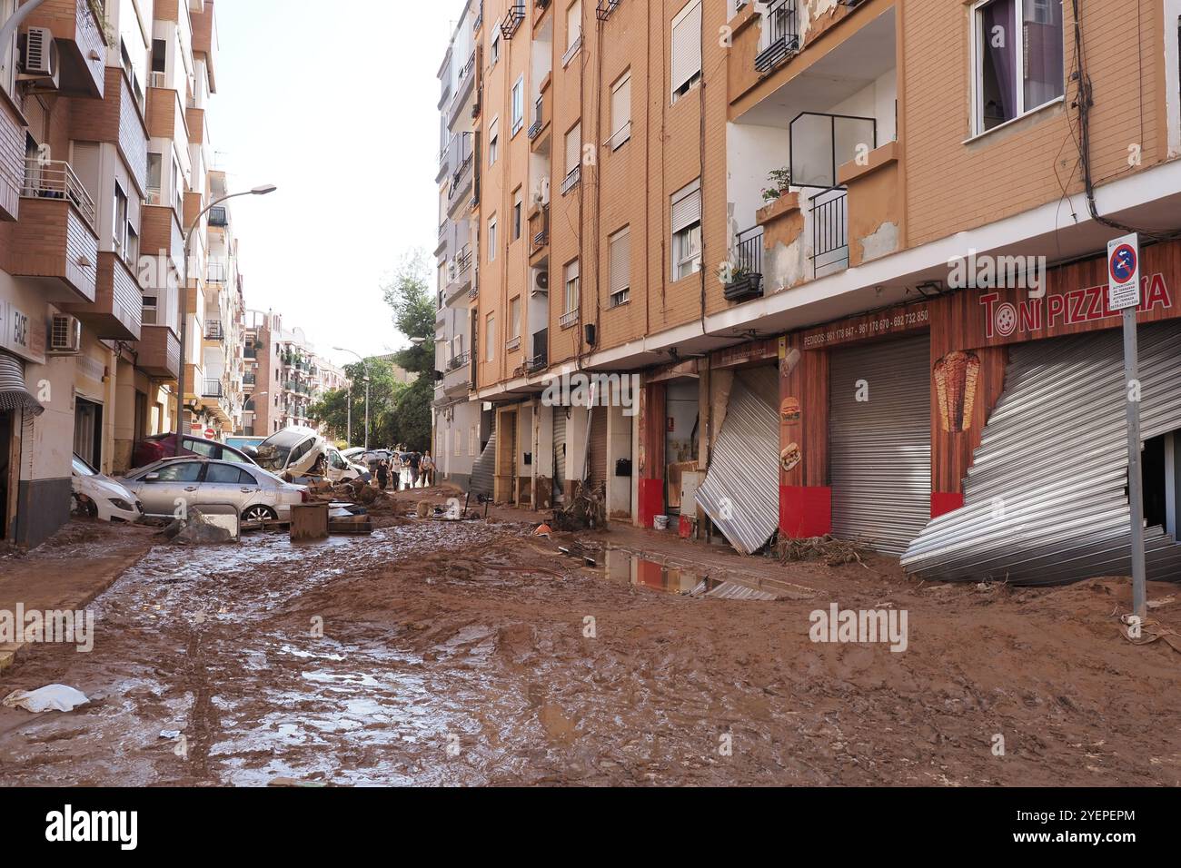 The aftermath of hurricane Dana in Valencia, Spain - Devastating flood ...