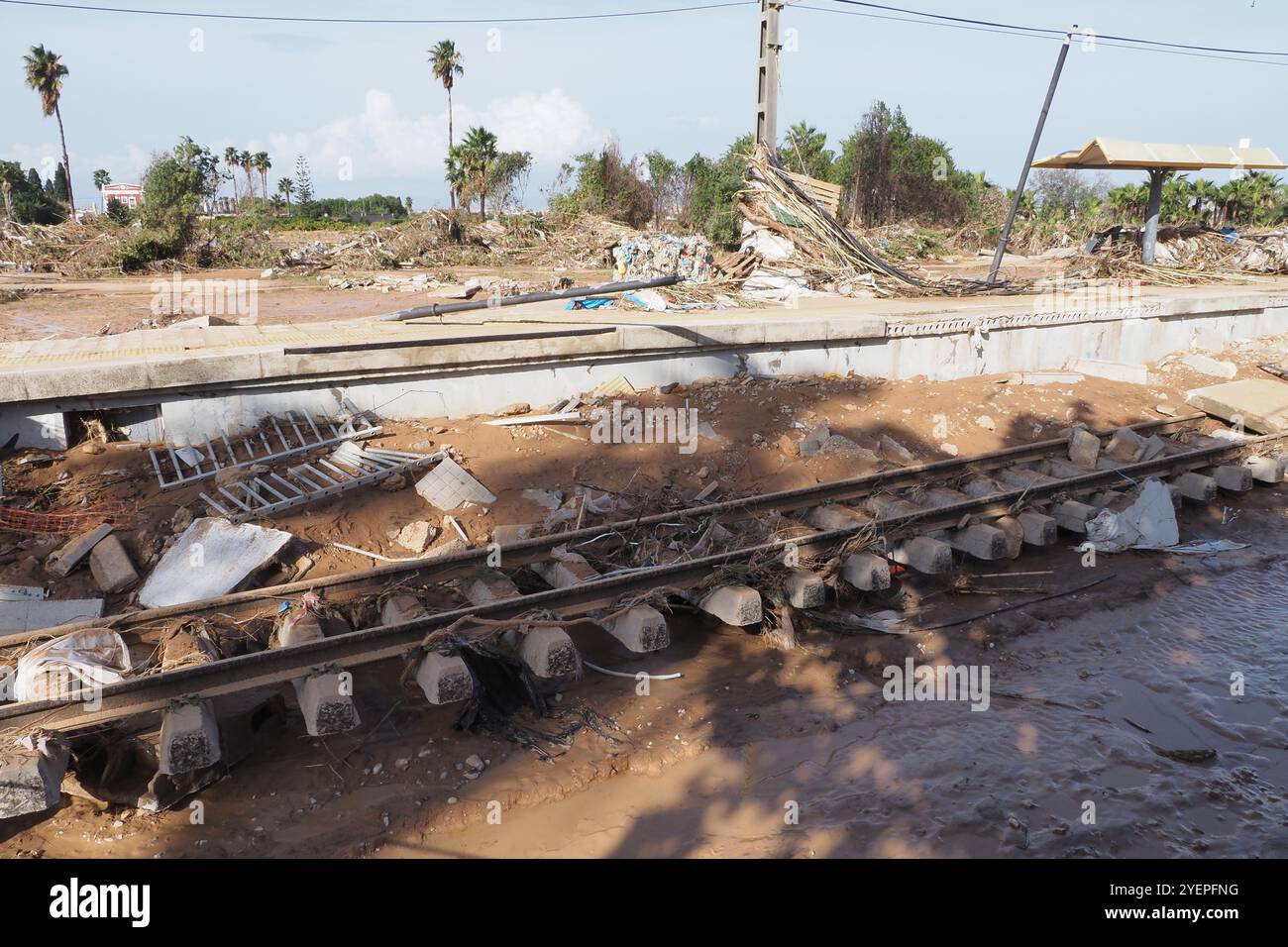 The aftermath of hurricane Dana in Valencia, Spain - Devastating flood ...