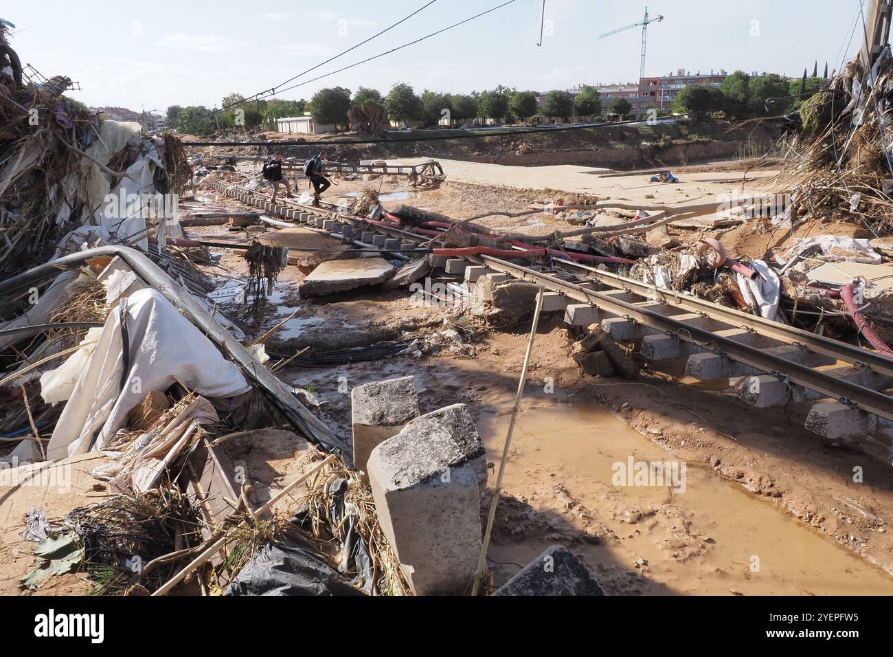 The aftermath of hurricane Dana in Valencia, Spain - Devastating flood ...