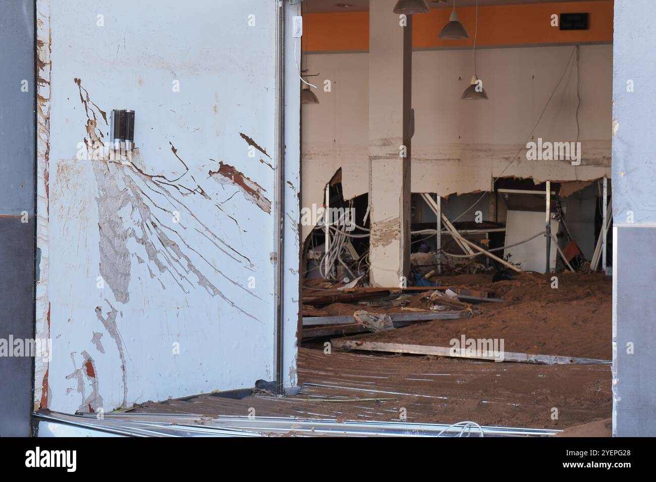 The aftermath of hurricane Dana in Valencia, Spain - Devastating ...