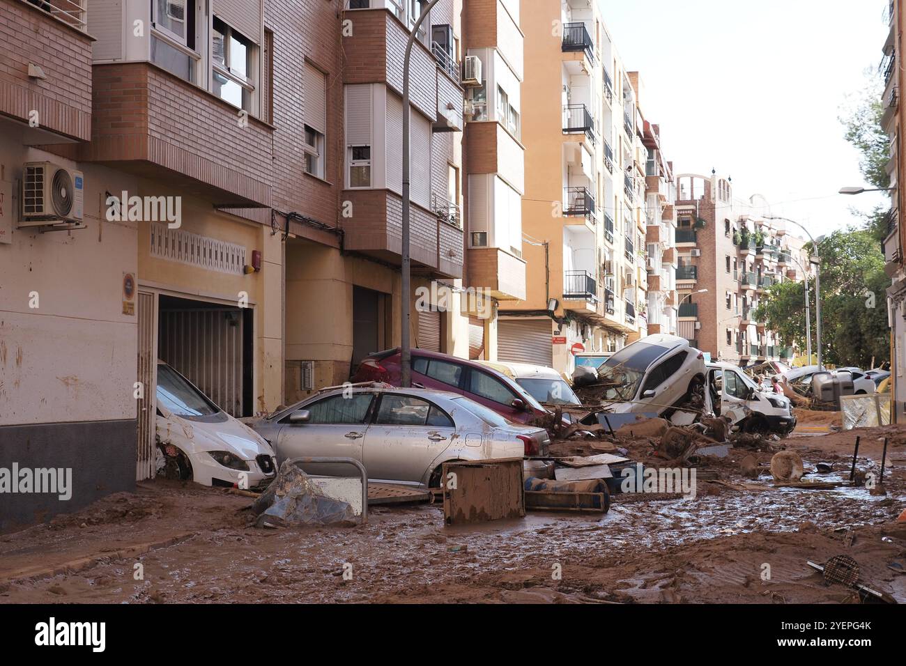 The aftermath of hurricane Dana in Valencia, Spain - Devastating flood ...